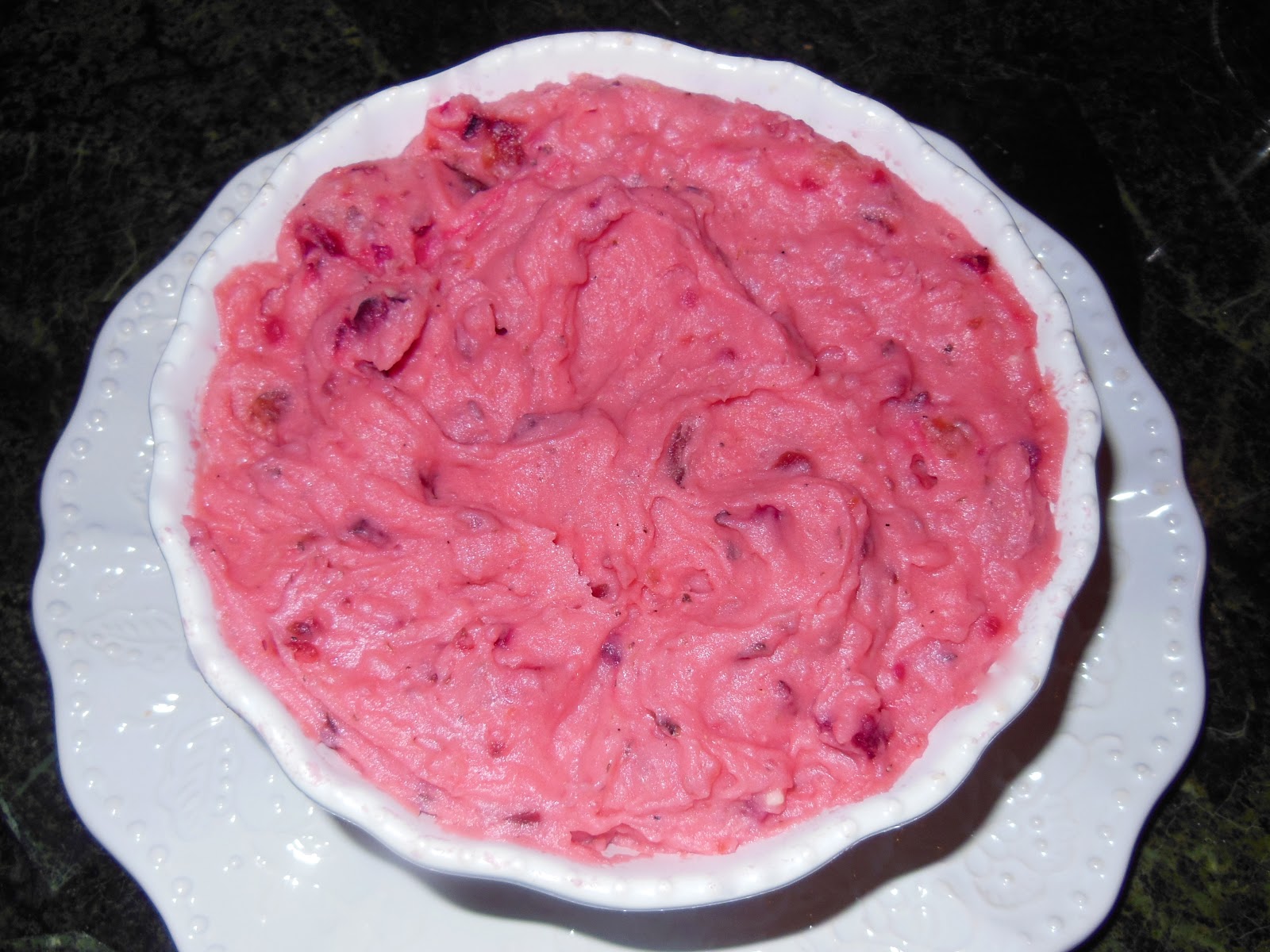 cook a mama: Roasted Beet Mashed Potatoes