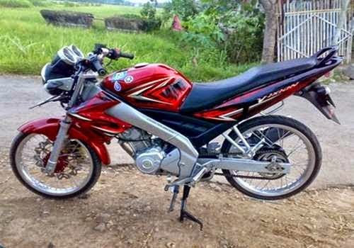 Modifikasi Vixion Merah Velg Jari Origin