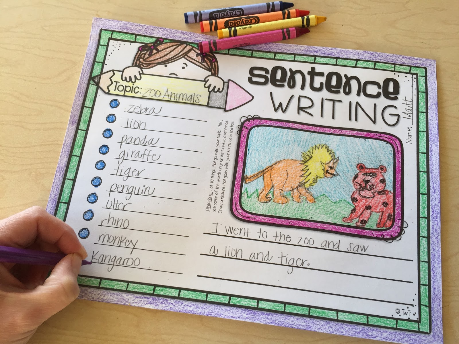 Teaching With Terhune: List Writing Prompts and Extension Activities