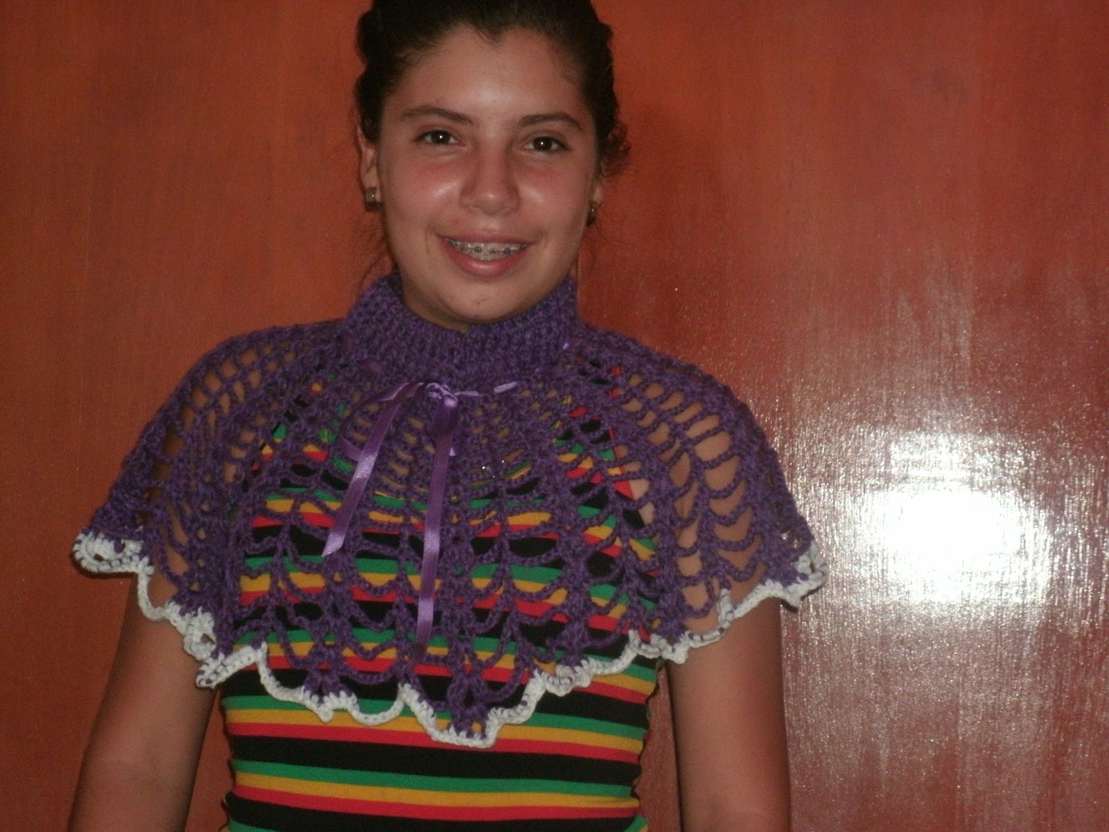 Ana Luisa y sus tejidos: Capa tejida a crochet