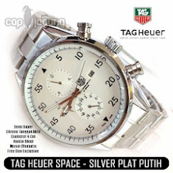 TAG HEUER SPACE RANTAI SILVER