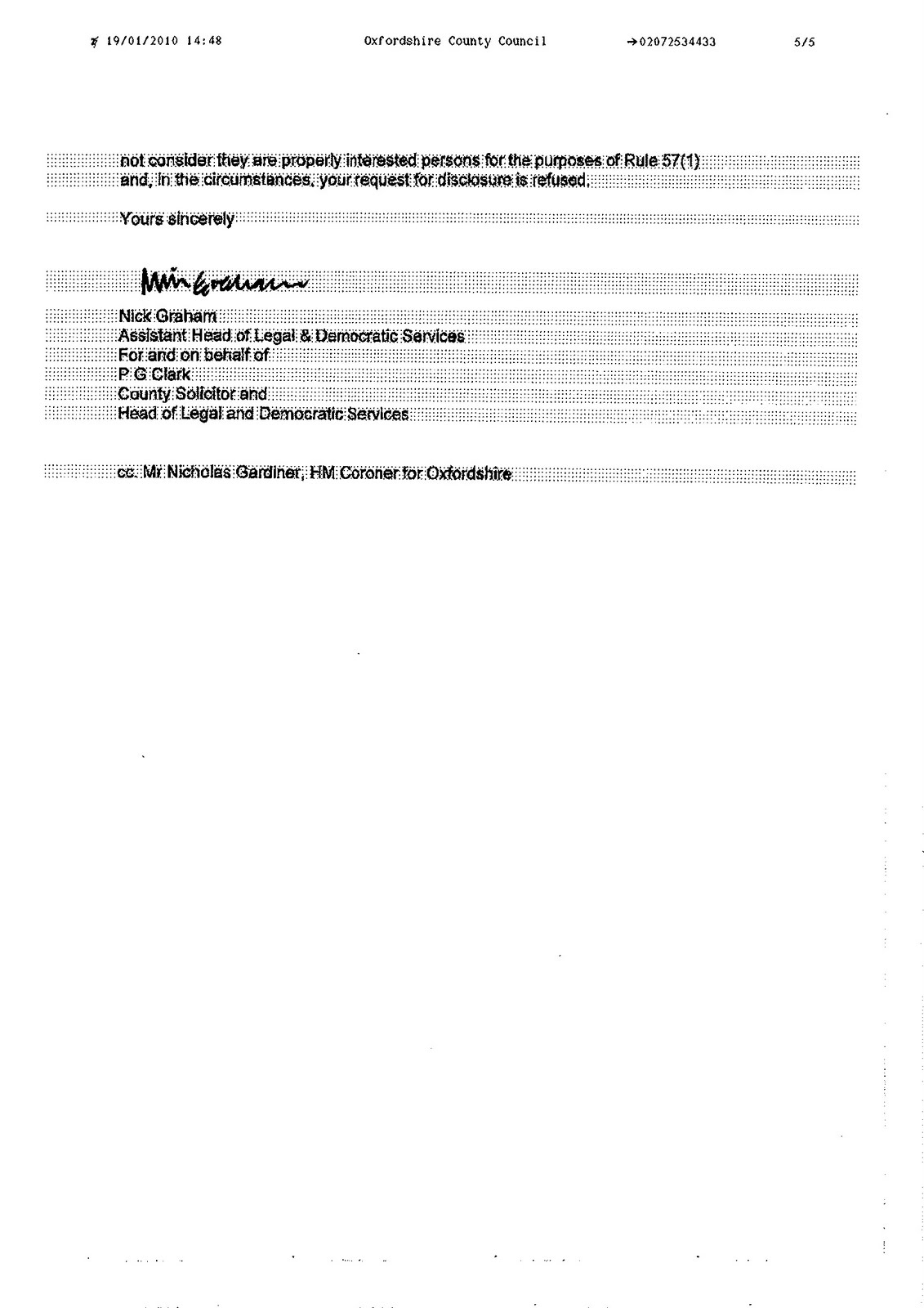 Inquest required into death of Dr David Kelly: ALL medical and ...