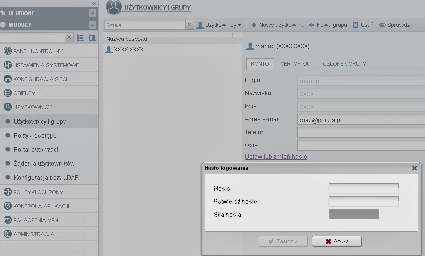 UTM: Portal autoryzacyjny