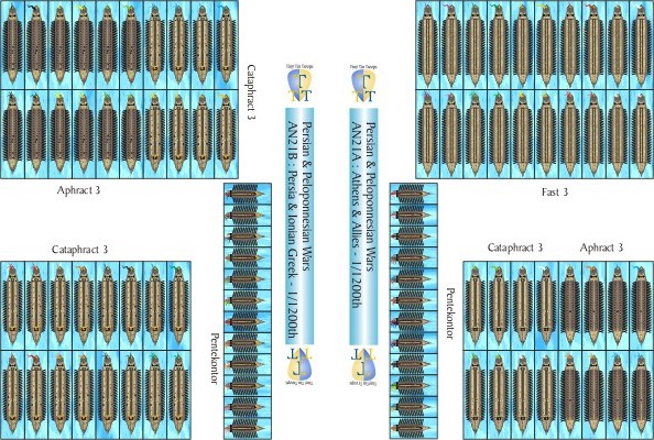 Tea and a Wad Wargaming: Paper Ancient Naval Warfare