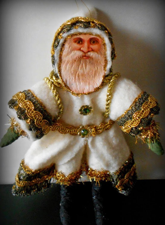 My Tiny Bird's Song: Cotton Batting Spun Cotton Belsnickle Ornaments