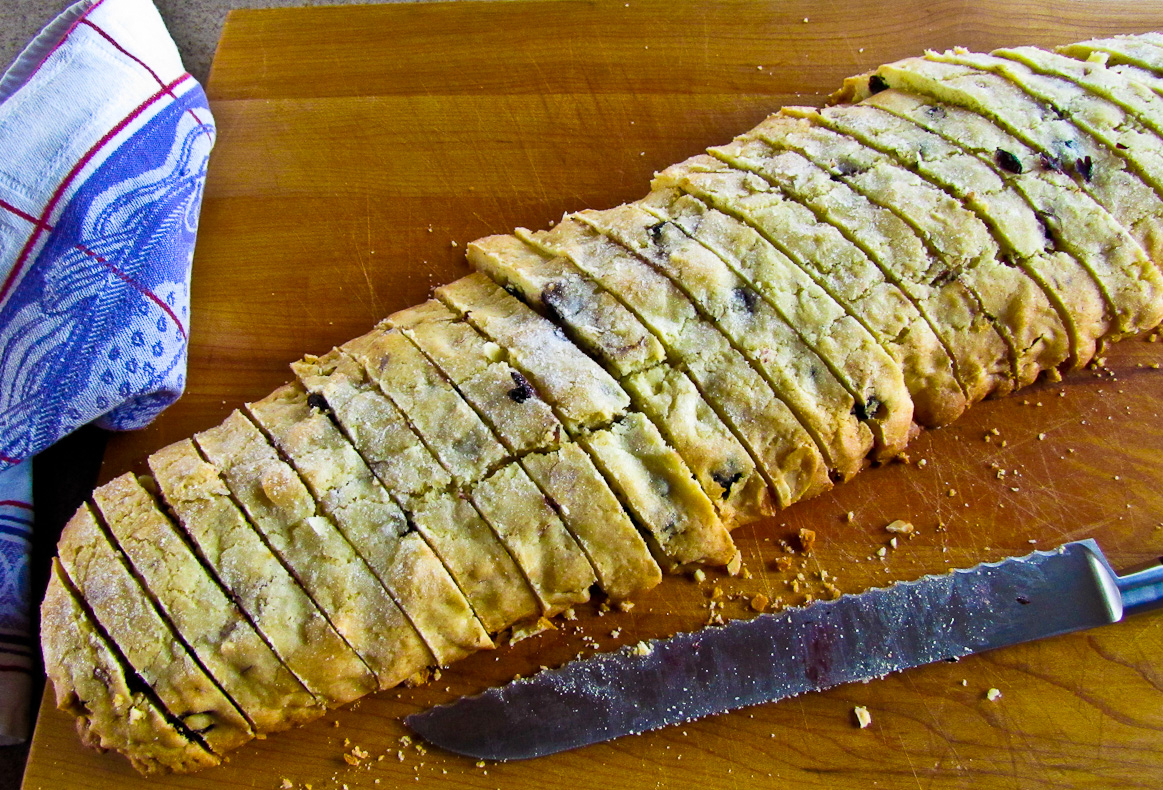 OnTheMove-In the Galley: Blueberry Almond Biscotti