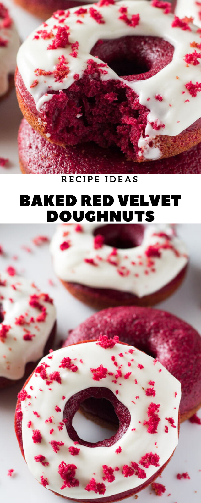 Baked Red Velvet Doughnuts
