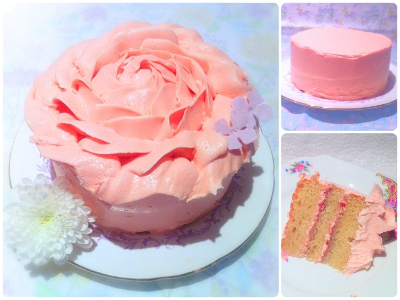 Victoria Sponge Ruffle Cake | Chérie Kelly