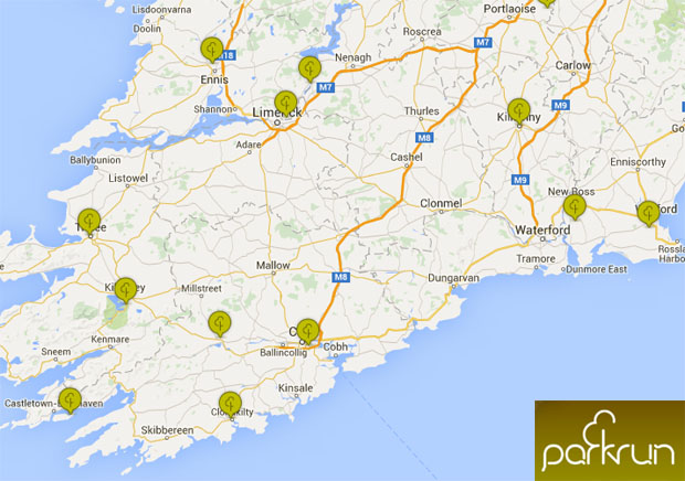 Parkrun Map | Color 2018