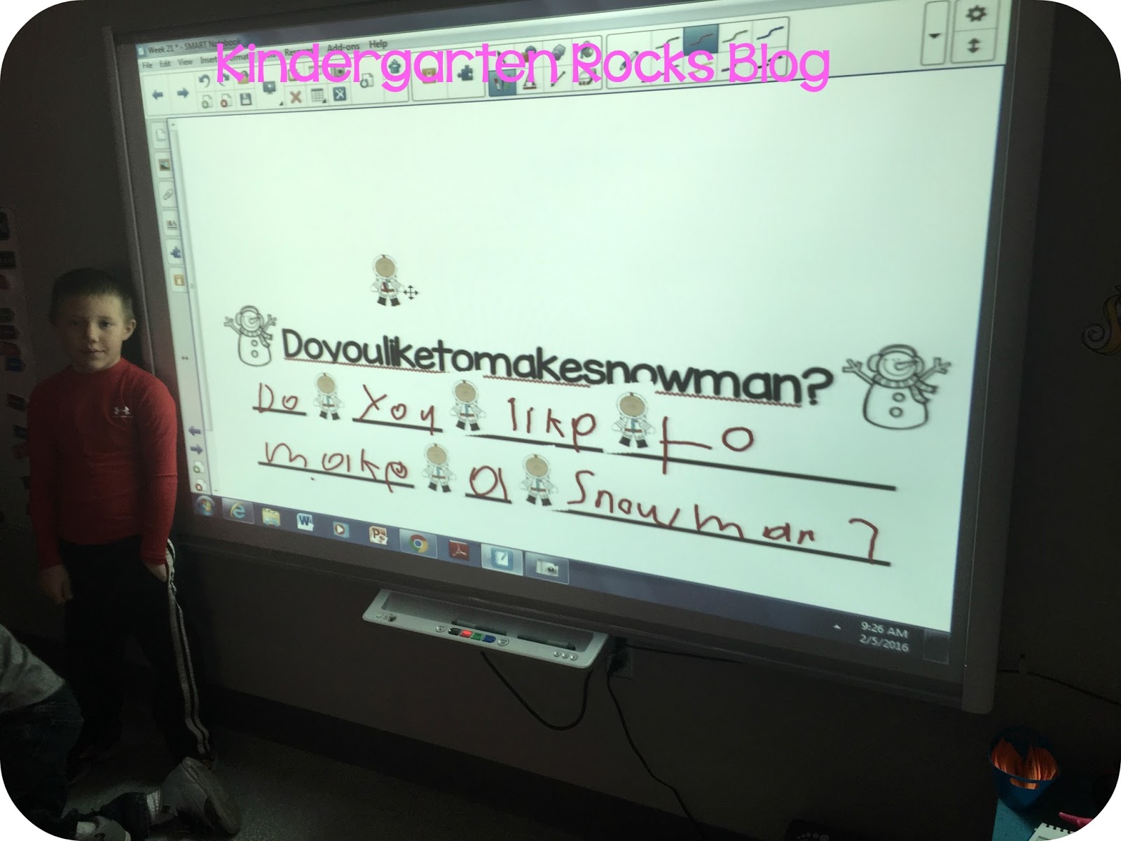 Kindergarten Rocks!: Sentence Building