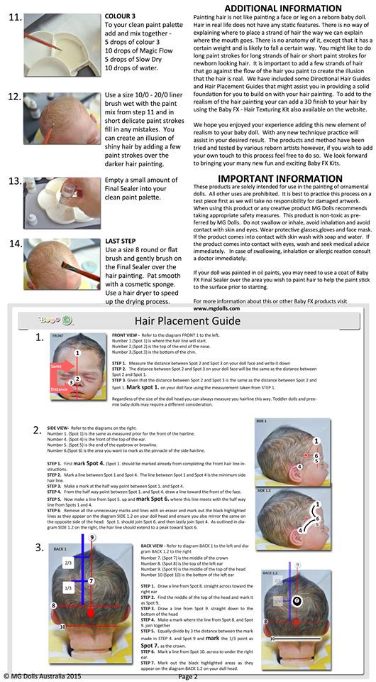 Welcome to my BLOG: Hair Painting Guide by Melissa George