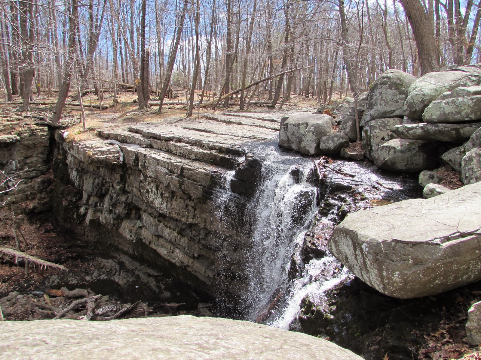 Ringing Rocks and Waterfall, Upper Black Eddy, Bucks County, PA ...