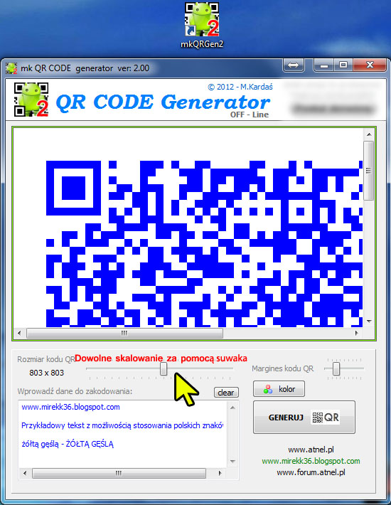 mikrokontrolery avr język c, poradniki, kursy video - eagle: QR CODE ...