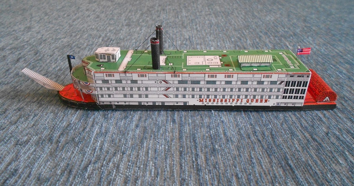 LAS MAQUETAS DE MAMARRO - PAPER MODEL: VAPOR DE RÍO MISSISSIPPI QUEEN ...