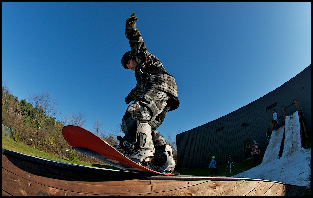 Brian Jenkins Photography: Mount Mansfield Snowboard Club Rail Jam
