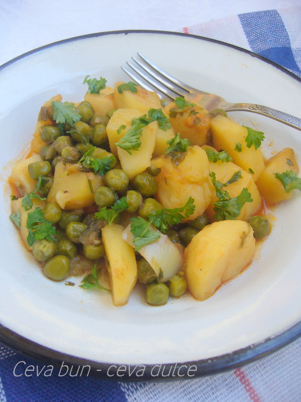 Adela Zilahi: Mancare de cartofi cu mazare