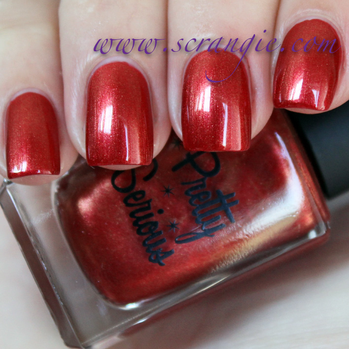 Scrangie: Pretty Serious Cosmetics In The Night Collection Swatches and ...