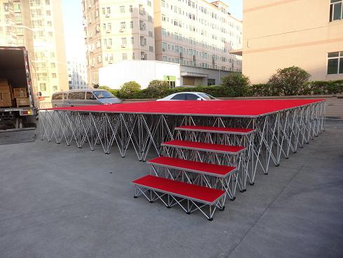 portable stage design: RK portable stage is the perfect choose for concert