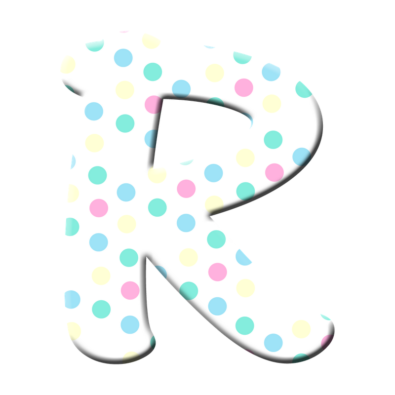 GRANNY ENCHANTED'S BLOG: "Pastel Dots" PNG Free Scrapbook Alphabet