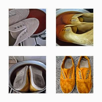 Zdeňka Škodová: Barvení plátěných bot │ DIY