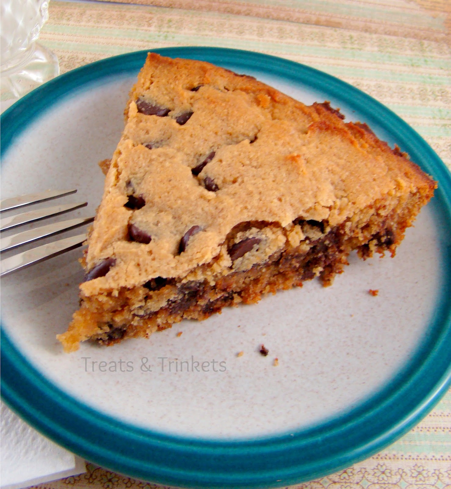 Treats Trinkets Gluten Free Peanut Butter Chocolate Chip Cookie Cake treats-trinkets-gluten-free-peanut-butter-chocolate-chip-cookie-cake