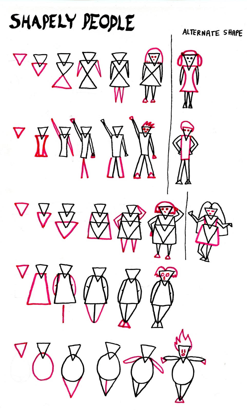 Shapely People Fun & Easy Landscape Step-wisely Step-out # ...