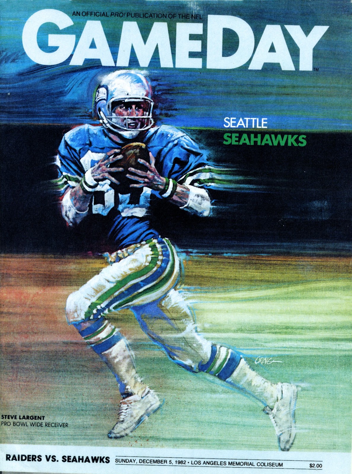 Pro Football Journal Presents: NFL Art: 1982 NFL Game Program Art