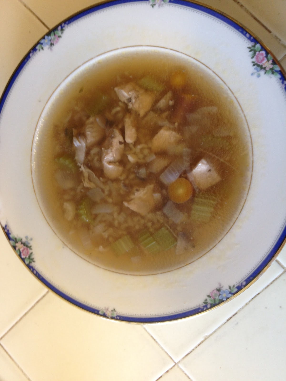 Answered Fitness: MAGIC CURE CHICKEN SOUP WITH RICE