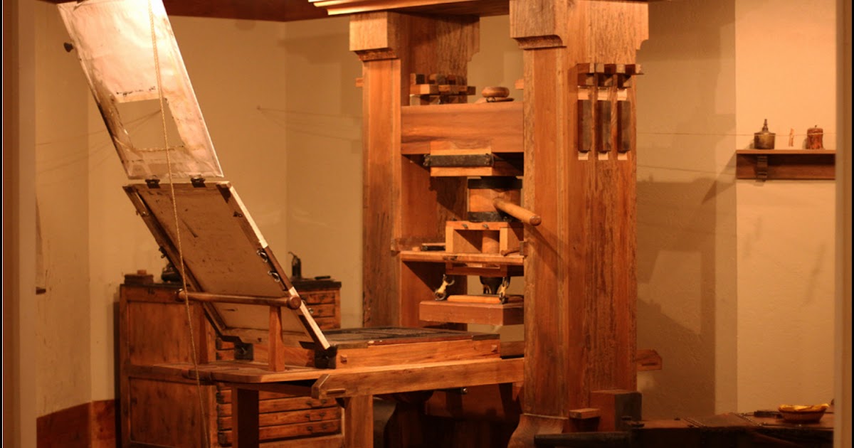 Blog de palma2mex : Conoce como funcionaba la imprenta de Gutenberg