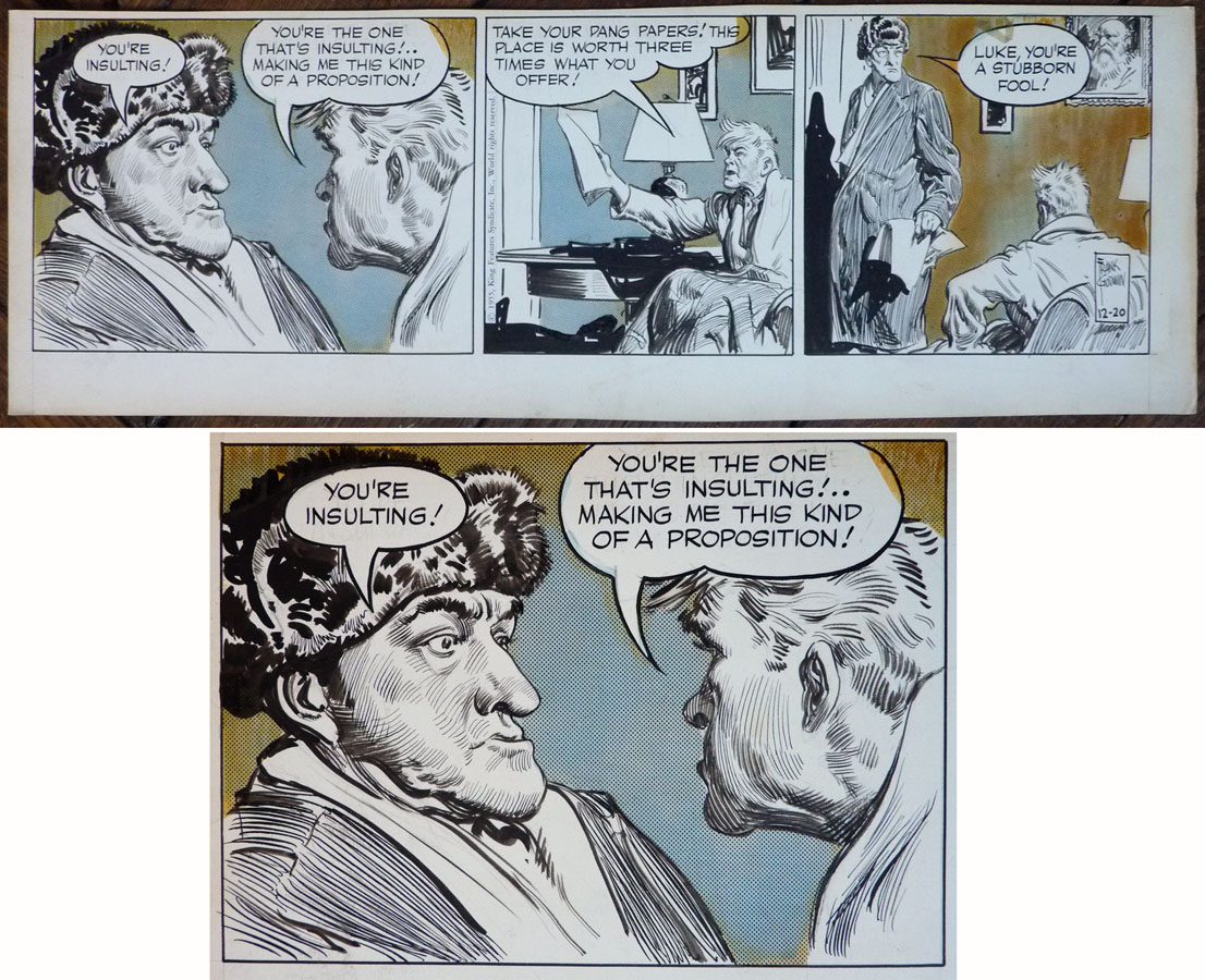 Original Comic Strip, Animation and Illustration Art: Encore un Frank ...