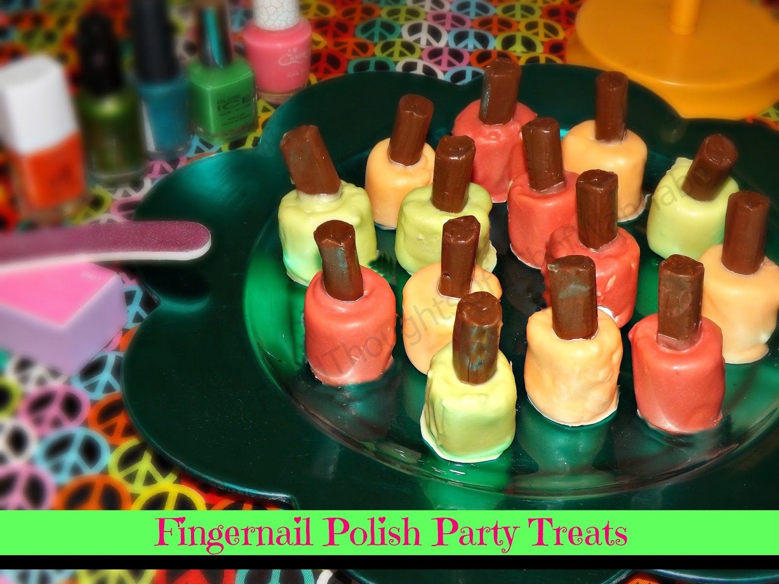 FoodThoughtsOfaChefWannabe: Fingernail Polish Party Treats