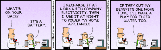 Made redundant? Breathe. Help is on its way.: Dilbert