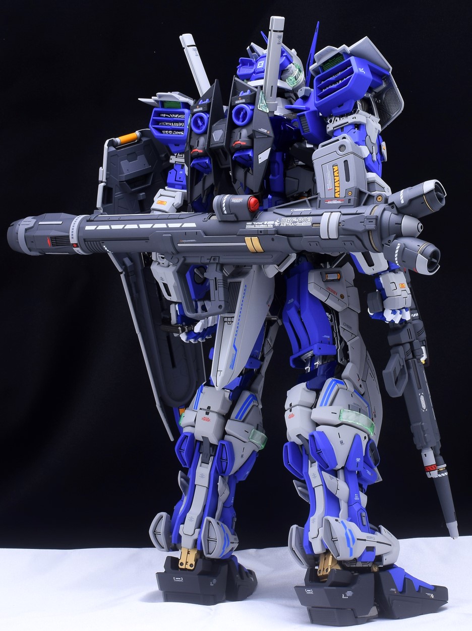 Custom Build: PG 1/60 Gundam Astray Blue Frame [Detailed]