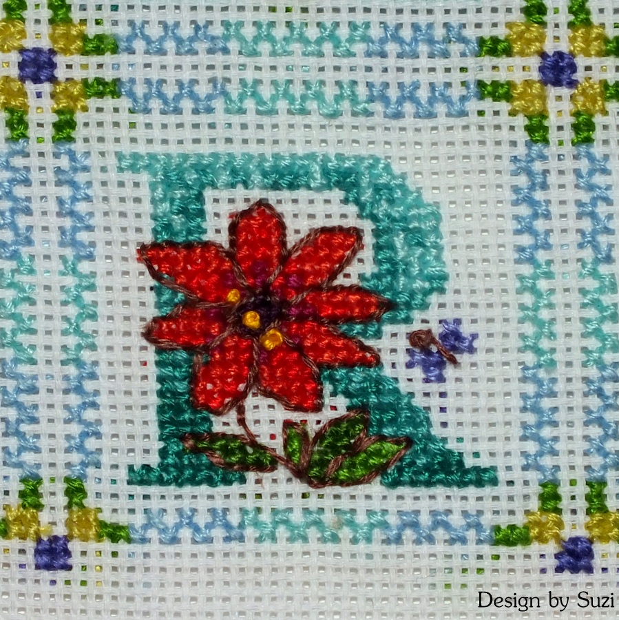 Q, R, S, T (Lesley Teare´s ABC Sampler Mystery SAL) - Design by Suzi