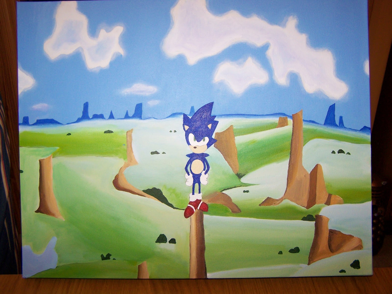 canvas and paints: Sonic started!