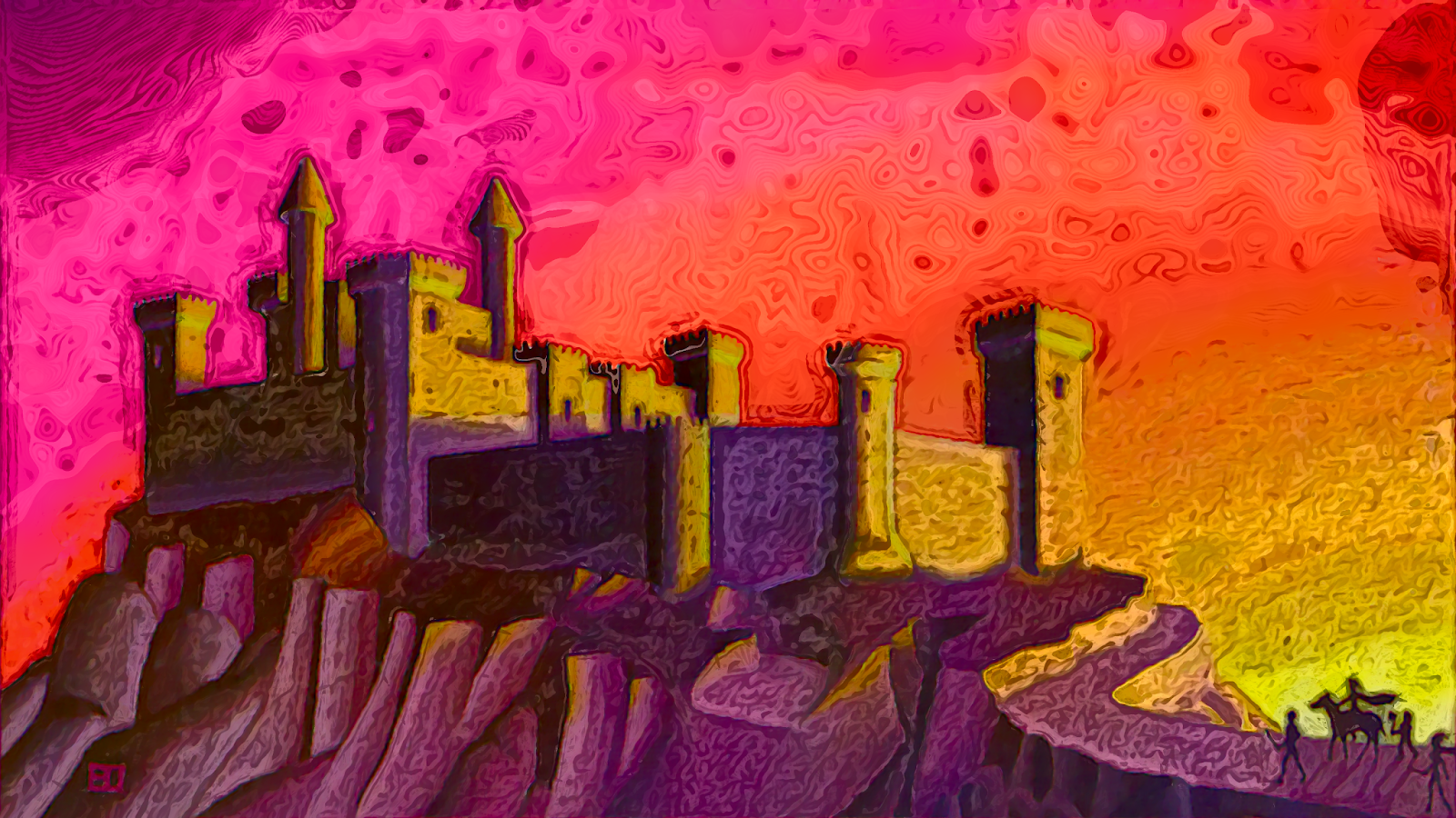 Homage to the Keep on the Borderlands (4k wallpapers rear cover)