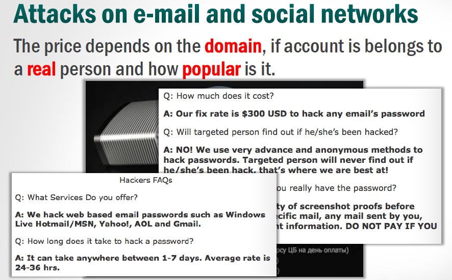 Ethical-Hacker.net Blog - A Security Driven Knowledge: The Black Market of your Digital Data ...