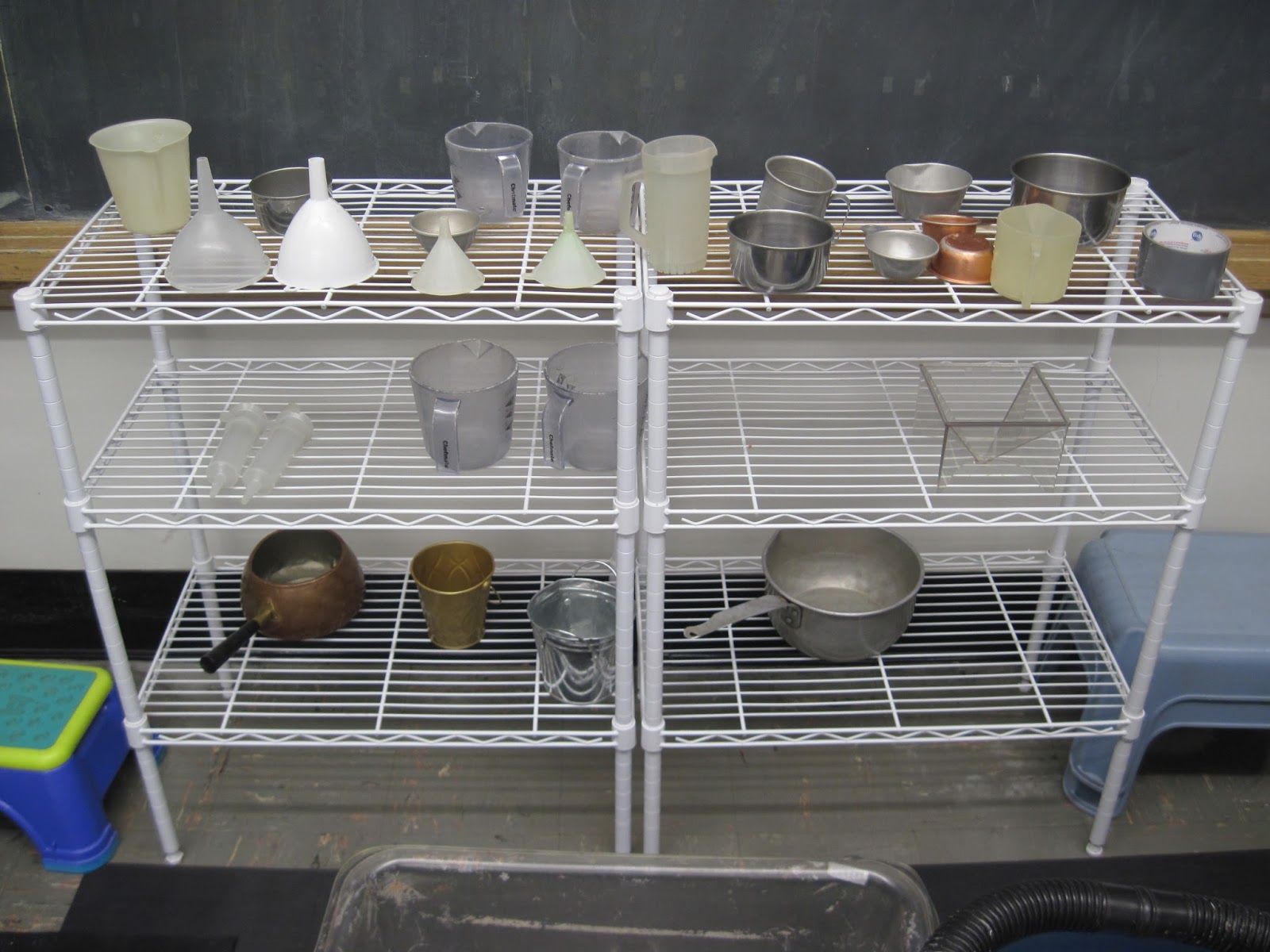 SAND AND WATER TABLES: Funnels