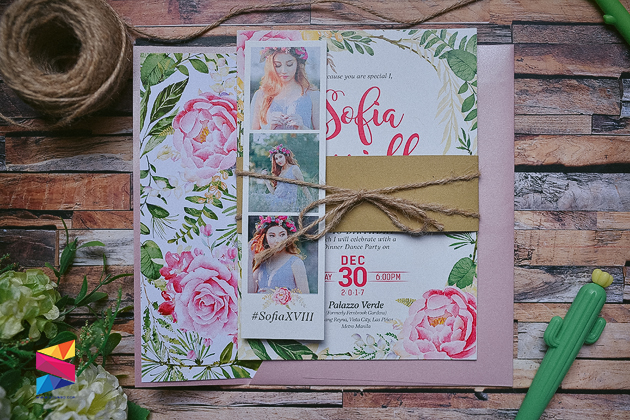 Enchanted Garden Debut Invitation - Stunro CreativeWorks