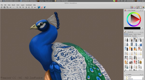 UsuarioDebian: MyPaint - Arte digital