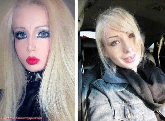 Human Barbie Valeria Lukyanova Photos Before And After Plastic Surgery