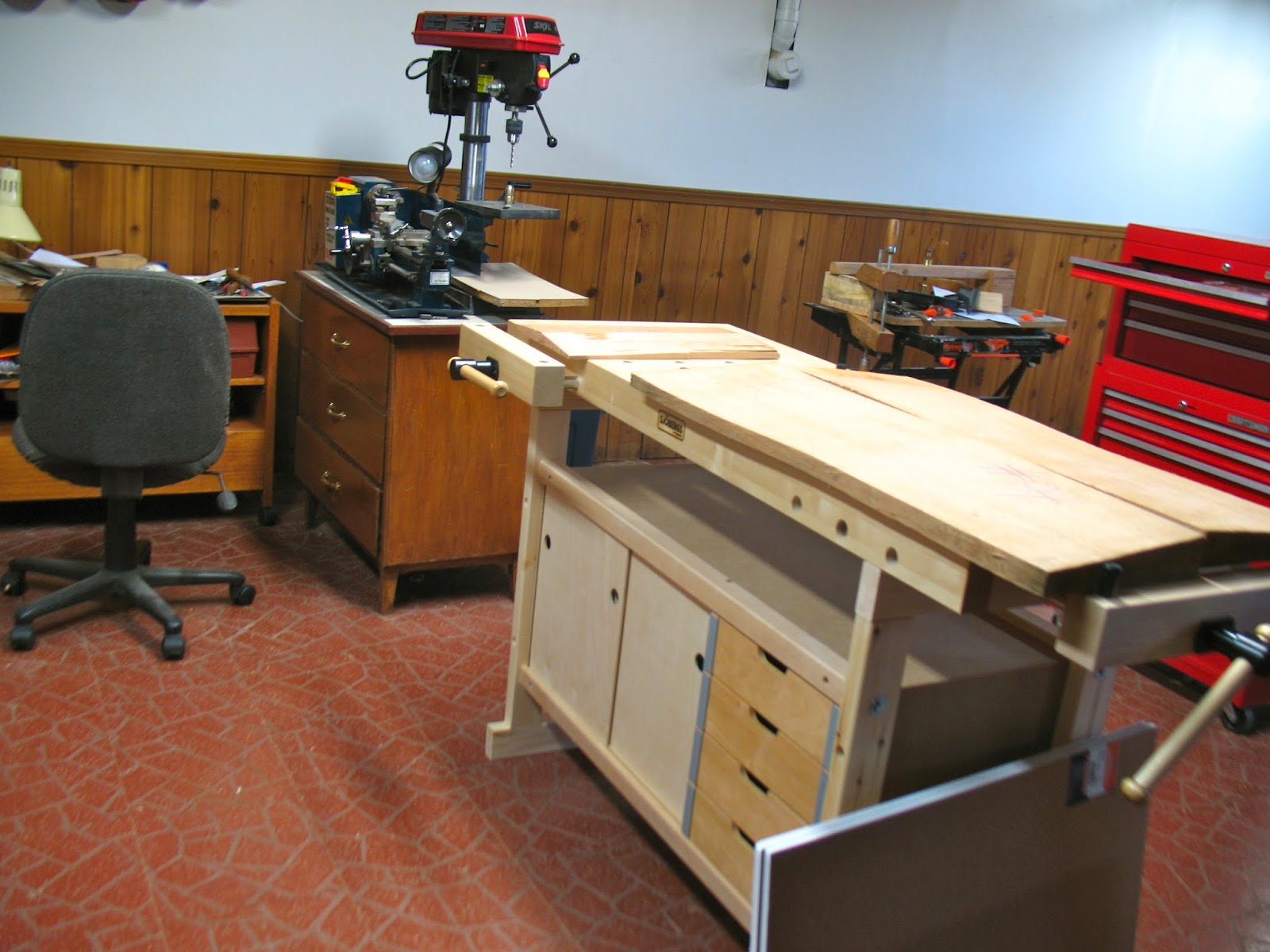 Ken's violin making: New Workbench