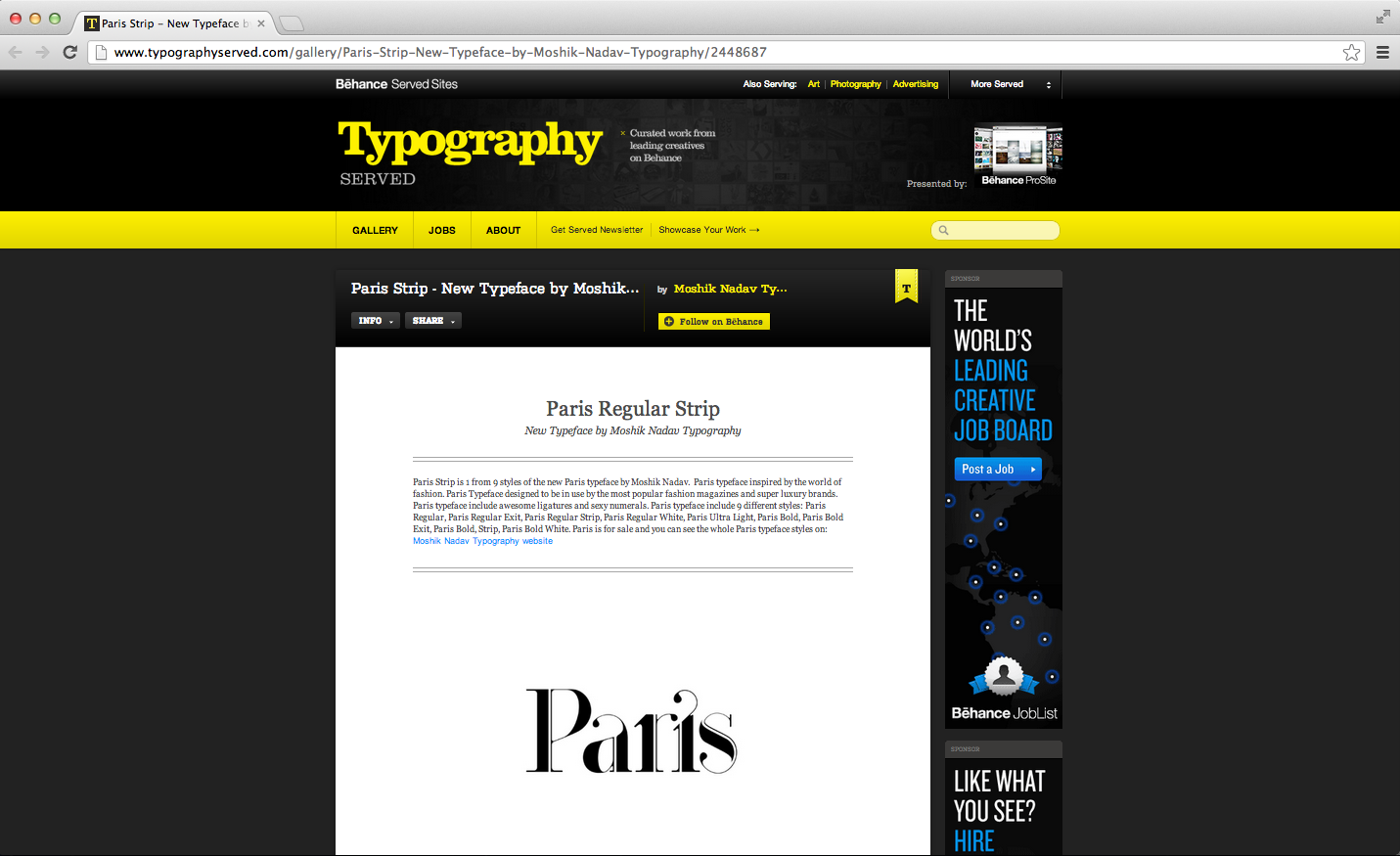 Moshik Nadav Typography Blog