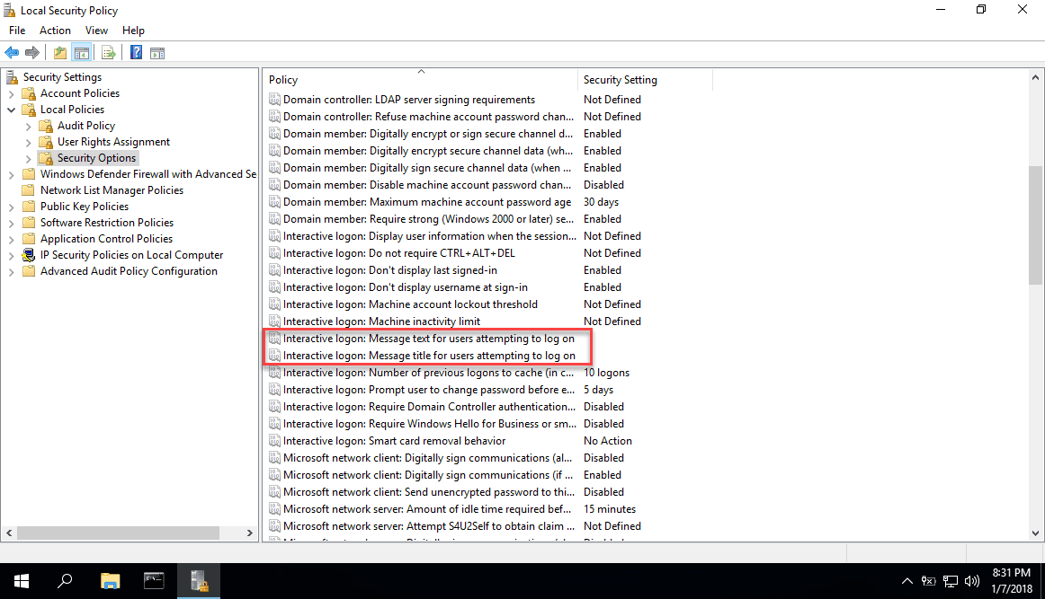 Tạo màn hình thông báo khi người dùng đăng xuất hoặc đăng nhập máy tính ...