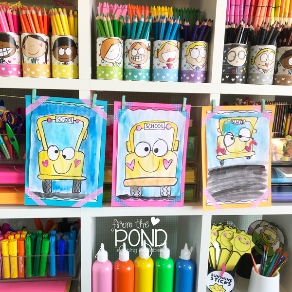 School Bus Directed Drawing | Frog Spot | Bloglovin’