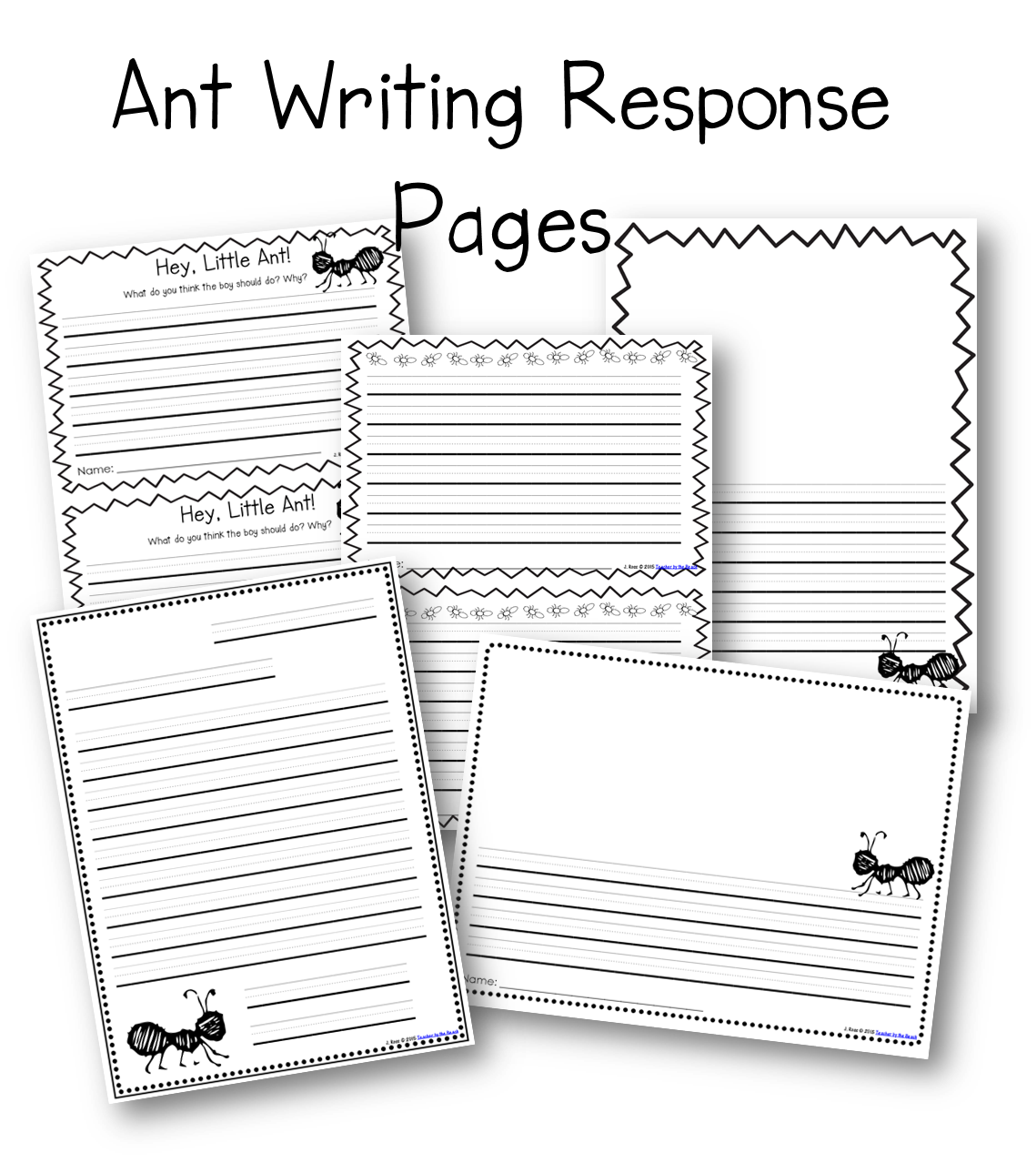 Insects - Ants and Butterfly Activities {Freebies}! - Teacher by the Beach