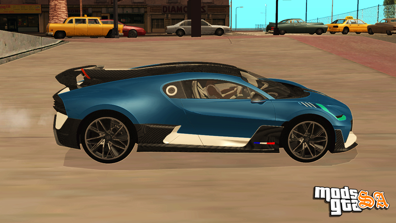 Mods GTA San Andreas: Bugatti Divo 2019