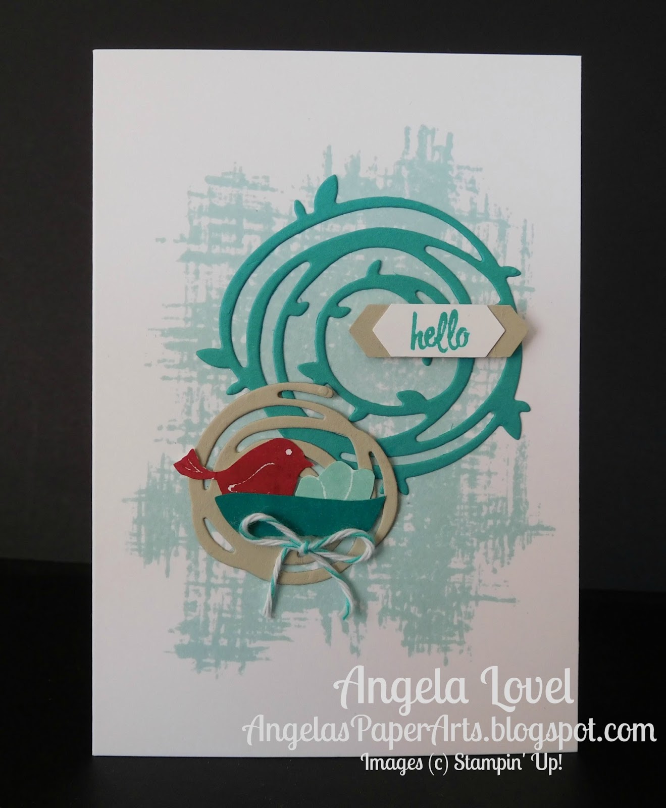 Angela's PaperArts: Swirly #5 - Swirly Bird