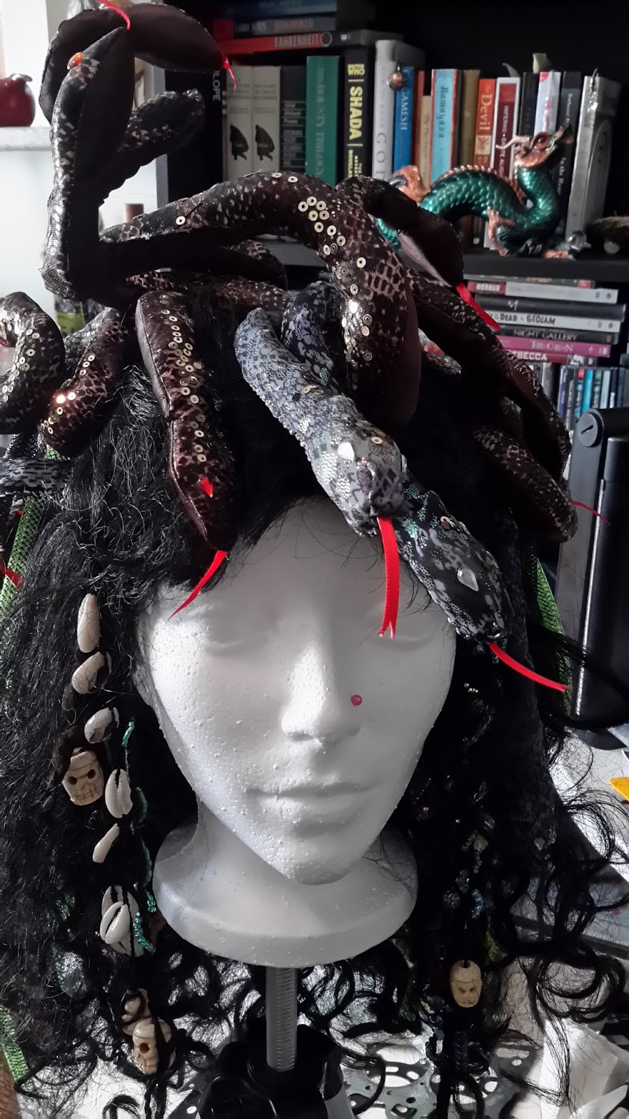 The Ghost of Halloweens Past: Medusa Wig With Moving Snakes