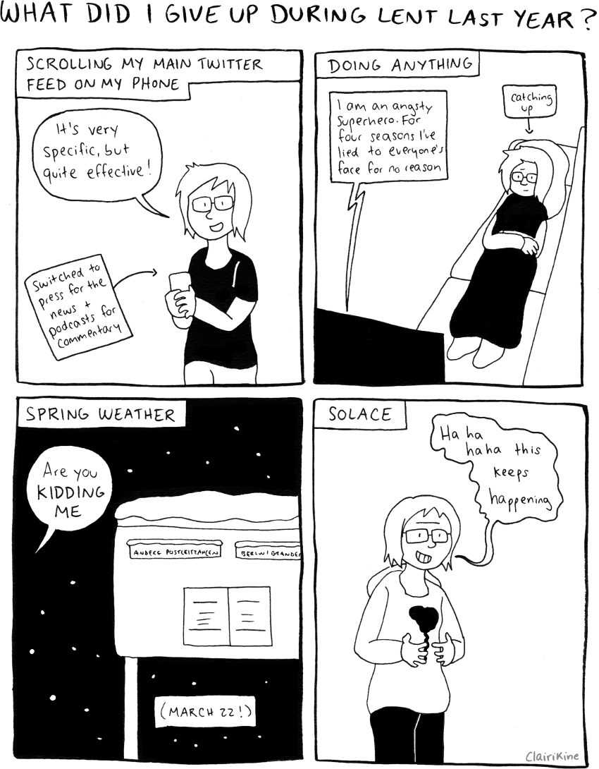 Clairikine Comics: Lent (2018)